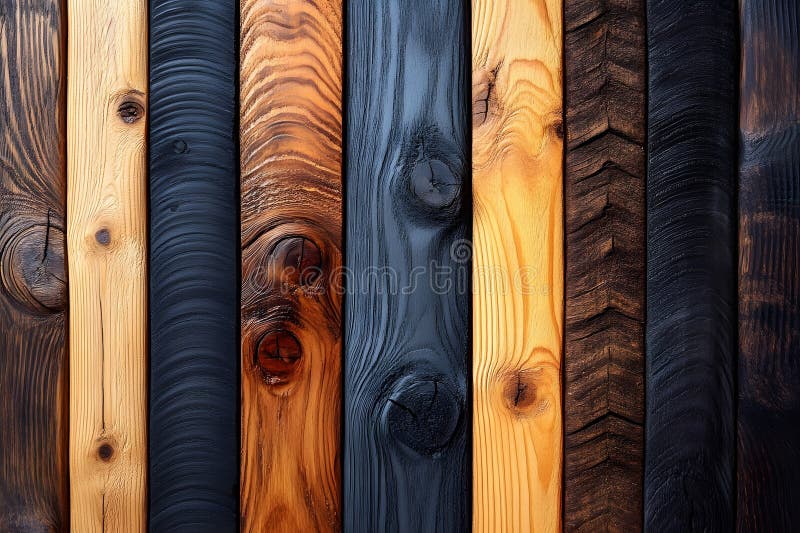 Rustic Wooden Texture with Diverse Wood Grain Patterns for Design and ...