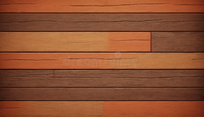 A Rustic Wooden Wall Featuring a Blend of Warm Brown Tones and Distinct ...