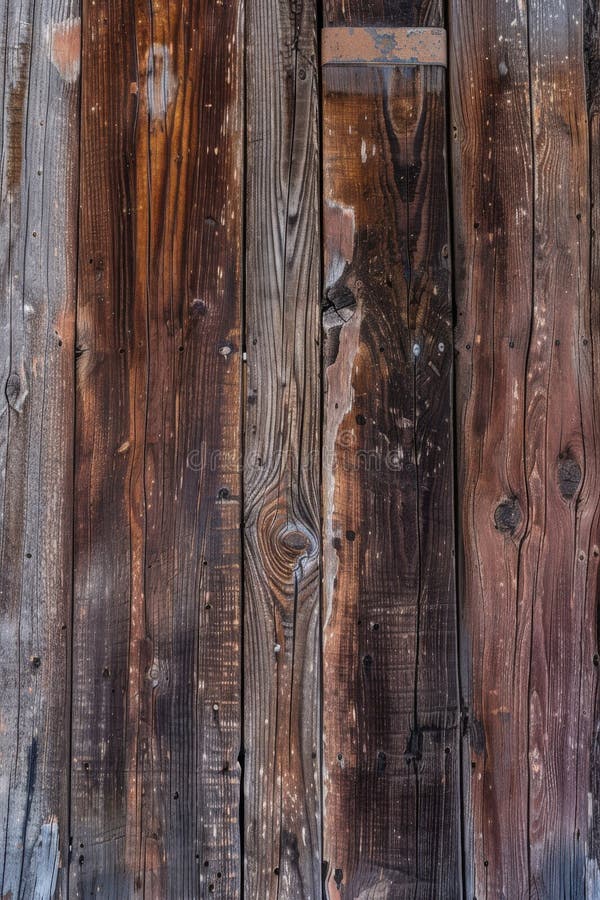 Rustic Wooden Wall with Unique Textures and Patterns Stock Illustration ...
