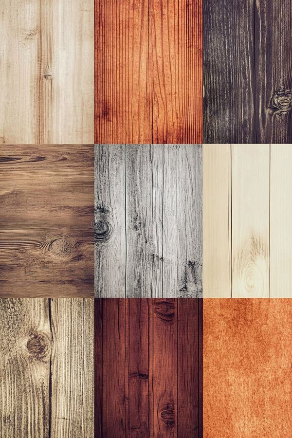 Rustic Woodgrain Textures for DIY Craft Labels. Stock Illustration ...