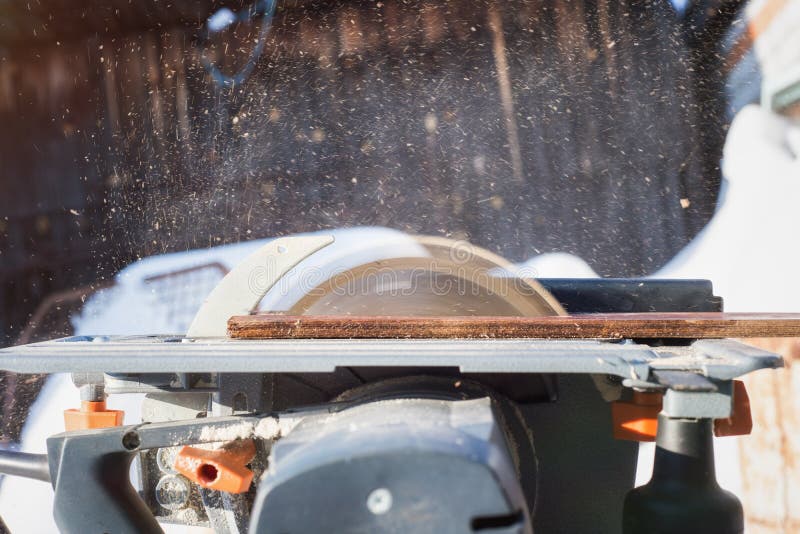 Rustic woodworking machine stock image. Image of circular - 111461577