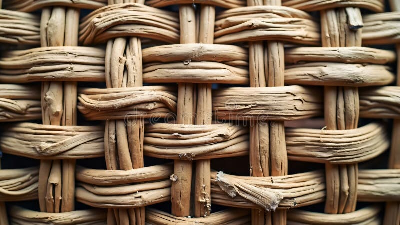 Rustic Woven Wicker Texture, Intricate Intertwined High Quality Image ...