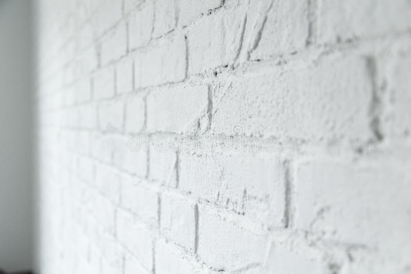 Rustical white brick wall stock photo. Image of design - 127420708