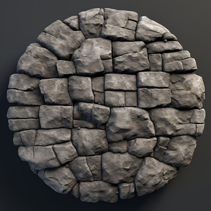 Rusticcore Circular Stone: a Texture-based, Ultra Realistic Piece of ...