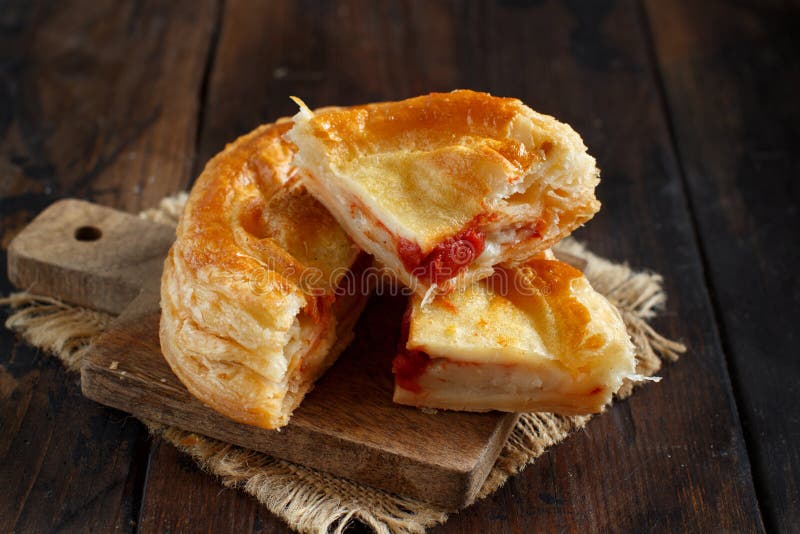 Rustico - Traditional Pastry from Lecce, Italy Stock Photo - Image of ...
