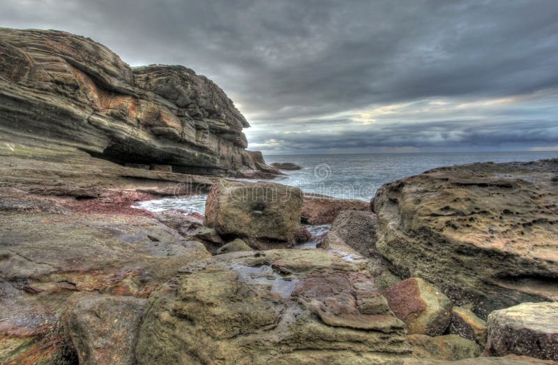 Rustig strand stock afbeelding. Image of kustlijn, kust - 20038153