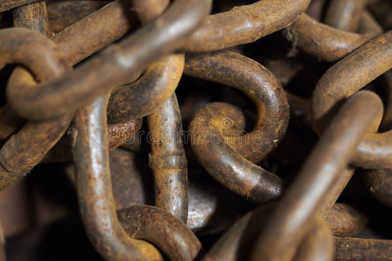 Rusting Chain stock photo. Image of rust, deteriorating - 59627952