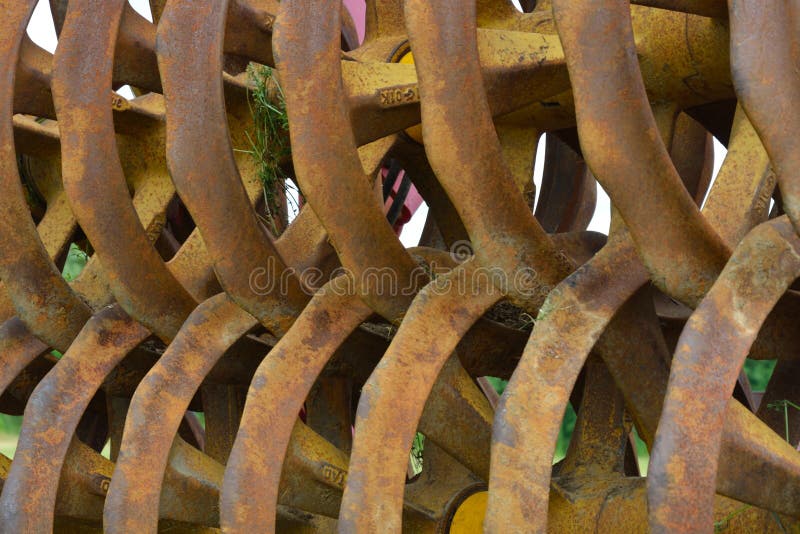 Rusting farm equipment stock photo. Image of corroded - 31808874