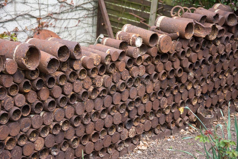Rusting First World War Artillery Shell Cases Stock Photos - Free ...
