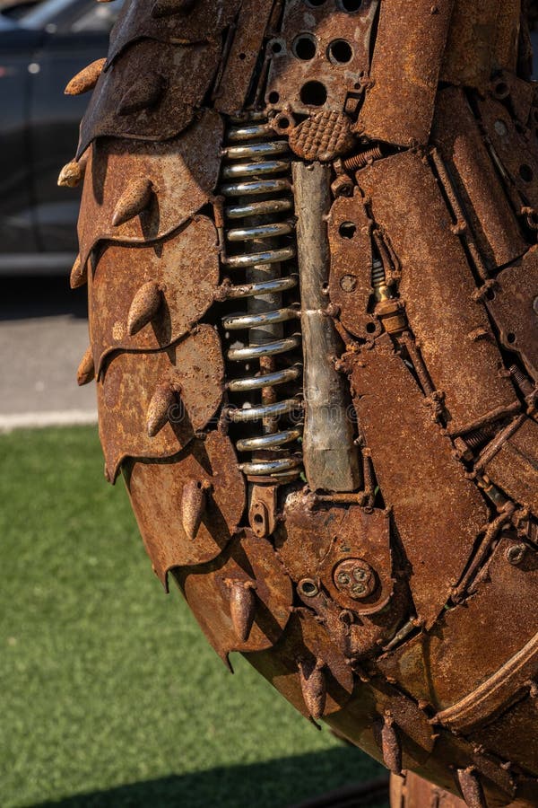 Rusting Iron Metal Bits Welded Together.. Stock Photo - Image of iron ...