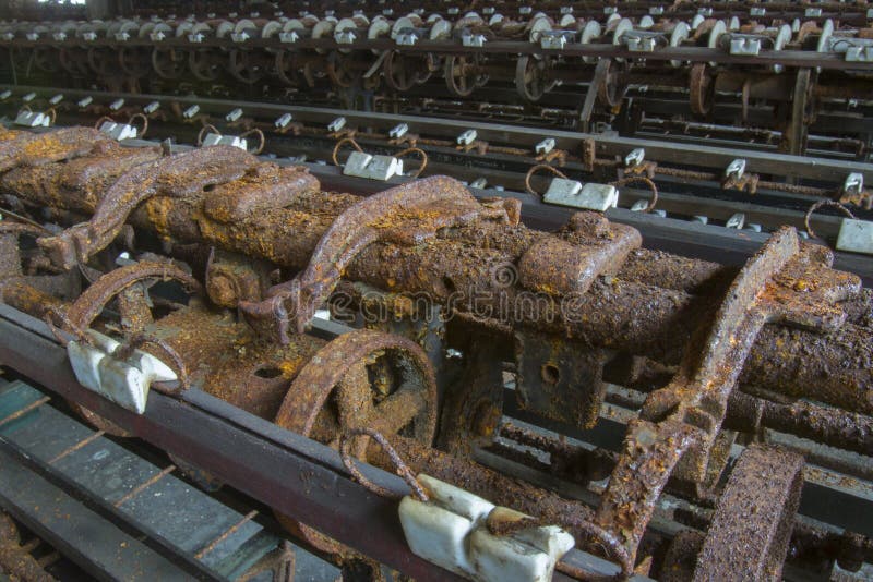 Rusting Machinery in Factory Stock Photo - Image of mill, silk: 68947760