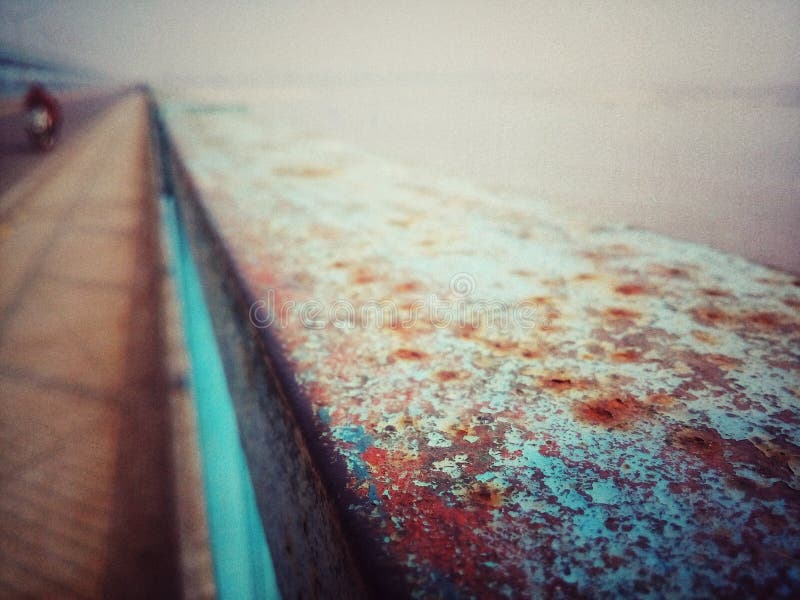 Rusting Metal of the Bridge Stock Photo - Image of rusting, drawing ...