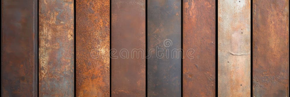Rusting Metal Sheets Create an Industrial Backdrop with Unique Textures ...