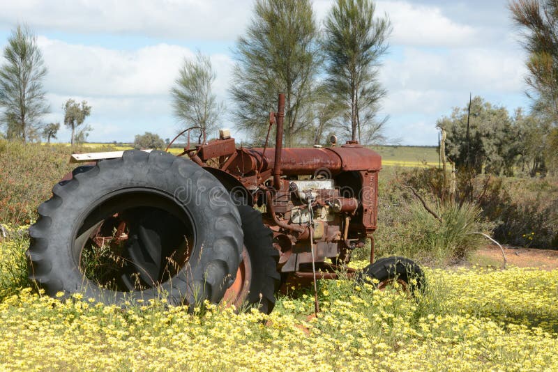 Rusting Old Fordson Agricultural Tractor Editorial Stock Photo - Image ...