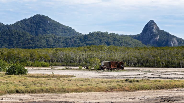 Rusting Shell of a Dumped Car Stock Image - Image of environment, crust ...
