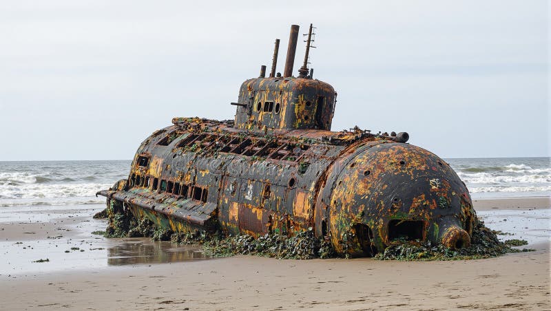 Rusting Submarine Stock Illustrations – 12 Rusting Submarine Stock ...