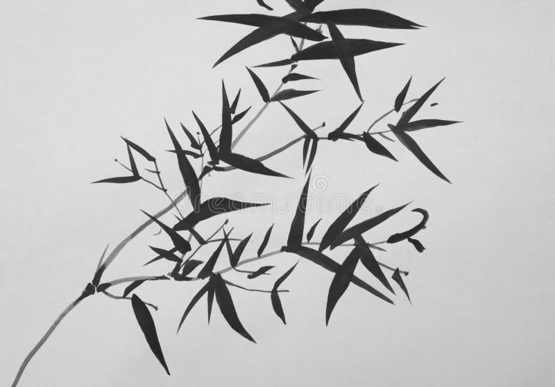 Rustle of leaves stock illustration. Illustration of horizontal - 54779458