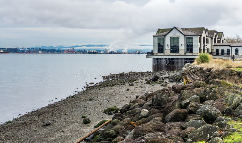 Ruston Port Scene 2 stock photo. Image of shoreline - 207969726