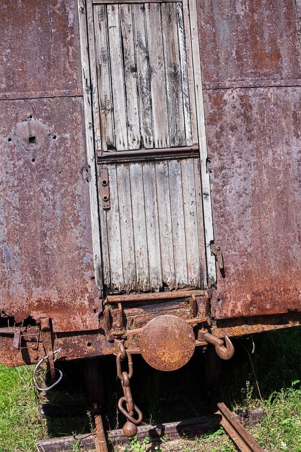 Rusty abandoned wagon stock photo. Image of track, obsolete - 37967198