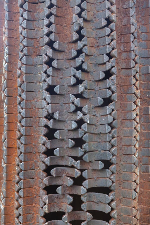 Rusty Abstract Metal Structure Stock Image - Image of grid, rusty ...
