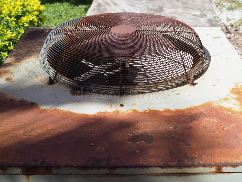 Rusty air condition stock image. Image of broke, rust - 108498531