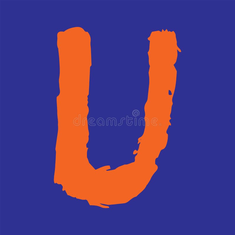 Rusty Alphabet Handmade. Scarlet Font Texture. Rufous Calligraphy ...