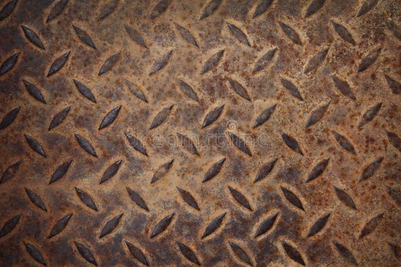 Rusty Alternating Pattern Steel Plate Texture Background Stock Photo ...