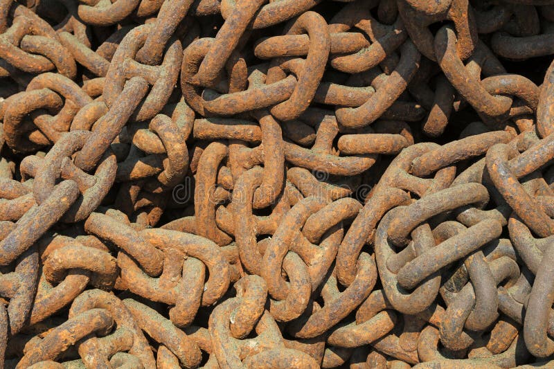Rusty anchor chain stock photo. Image of anchor, linkage - 386105908