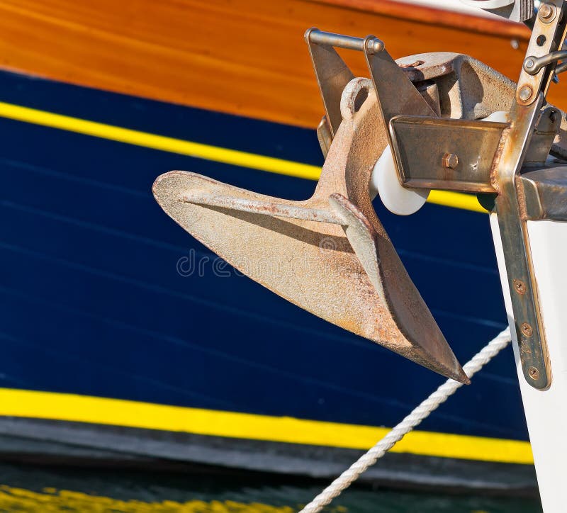 Big Rusty Anchor by the Sea in Florida Keys Stock Photo - Image of ...