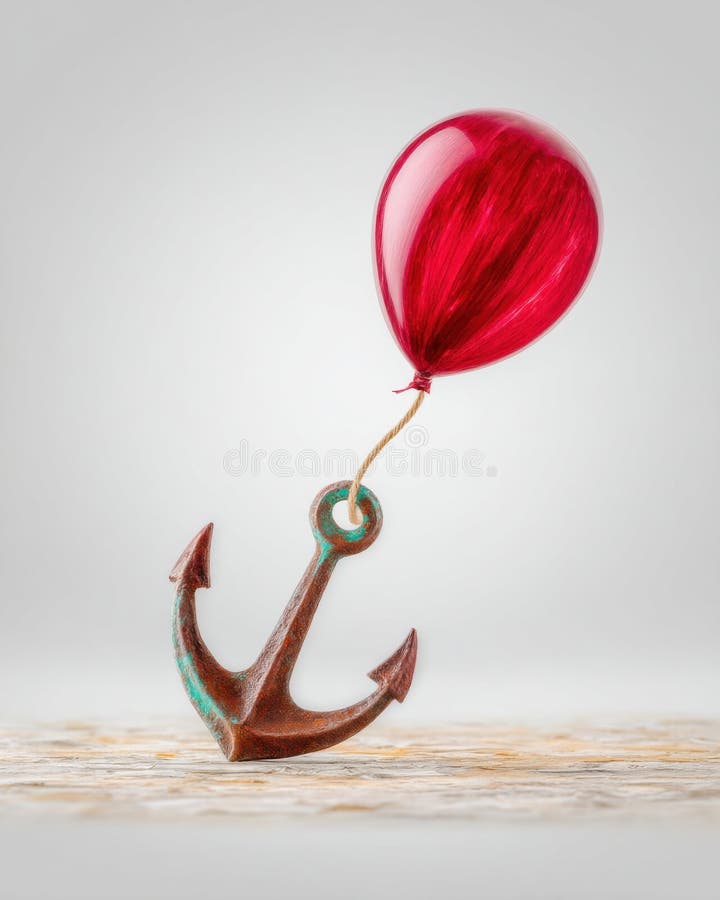 A Rusty Anchor and a Red Balloon: a Visual Metaphor of Freedom and ...
