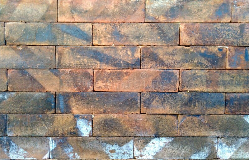 A Rusty Arrangement of Old Bricks Around the House Stock Image - Image ...