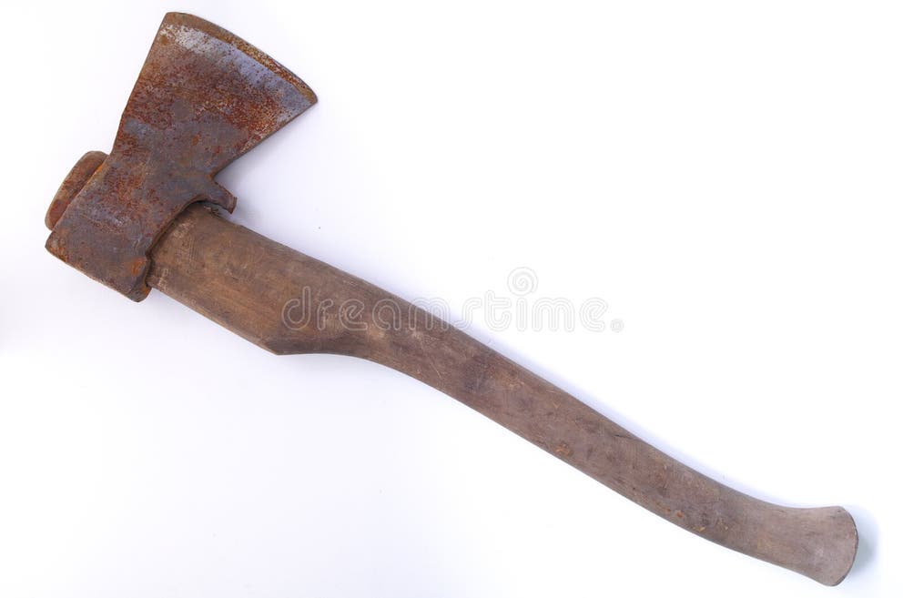 Rusty Axe foto de archivo. Imagen de madera, fondo, hierro - 31586026