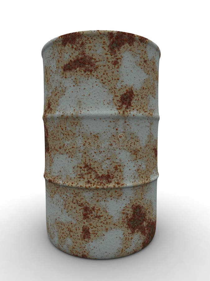 Rusty Barrel 2 stock illustration. Illustration of embargo - 660516