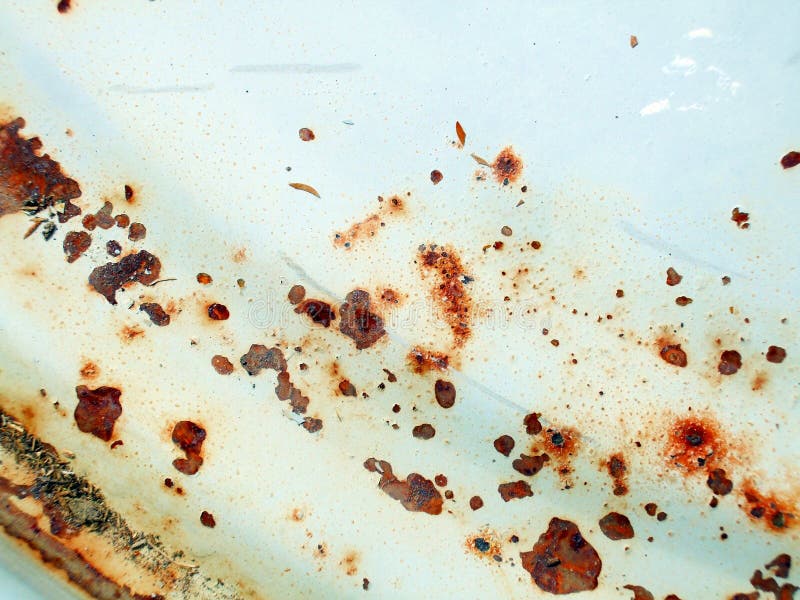 Rusty Barrel Lid on Steel Drum Stock Photo - Image of close, oxidize ...