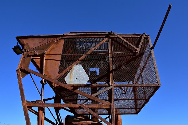 Rusty Basket of an Old Cotton Picking Machine Stock Photo - Image of ...