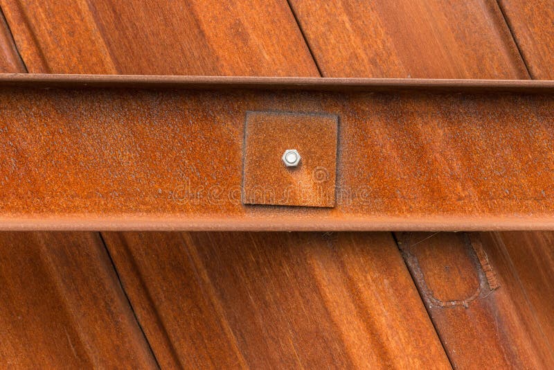 Rusty beam stock image. Image of iron, grade, abstract - 48434909