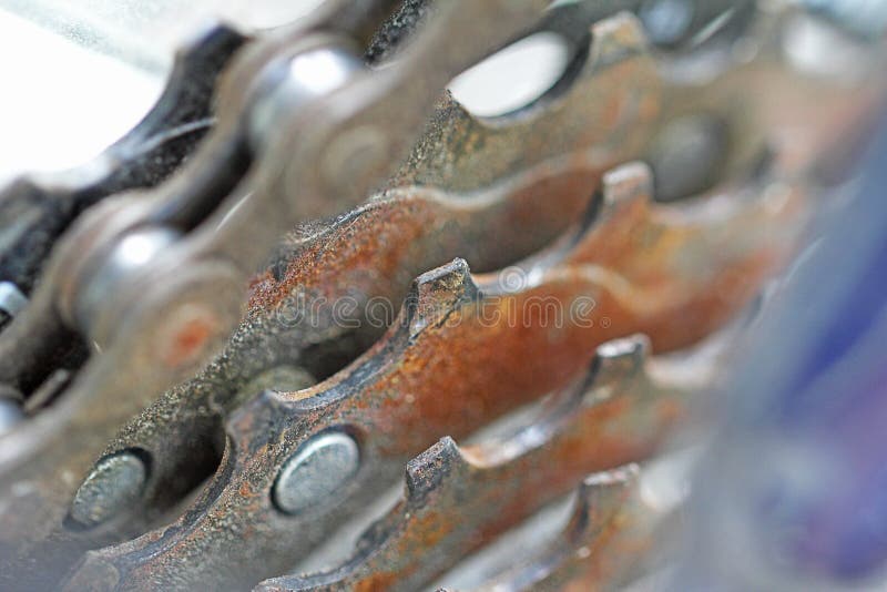 Rusty bicycle gear stock photo. Image of sprocket, chrome - 57232118