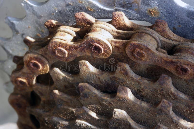 Rusty Bike Gear Picture. Image: 8865151