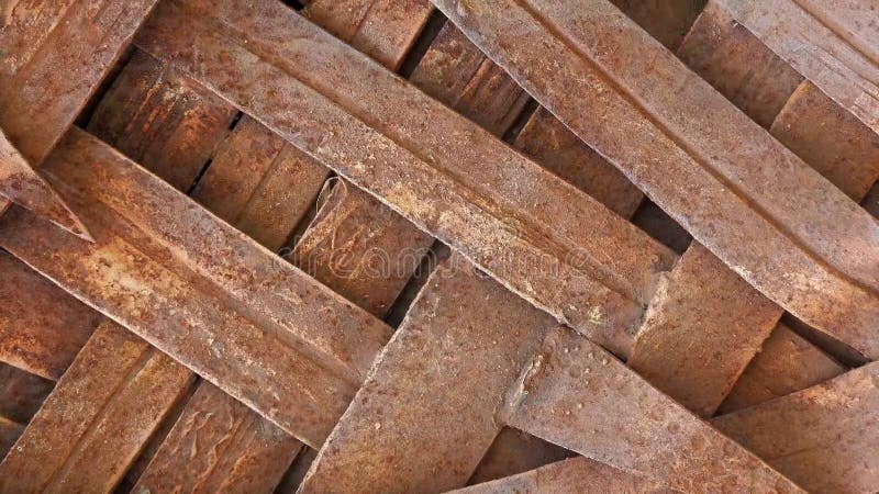 Rusty blade. Scrap metal stock video. Video of iron - 254055111