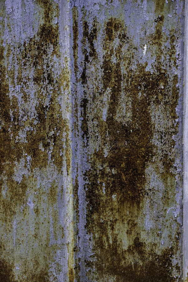 Rusty Blue Painted Metal. Texture Stock Photo - Image of metal, wall ...