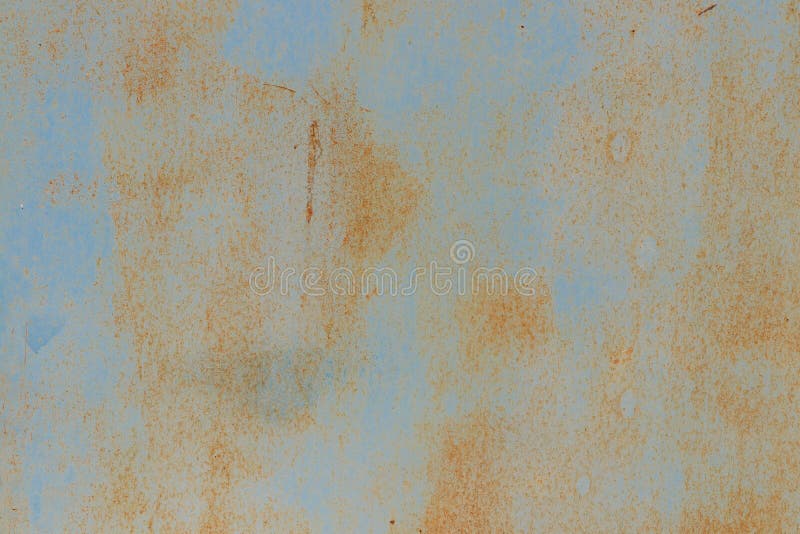 Rusty Blue Painted Wall Texture Stock Photo - Image of damaged, rough ...