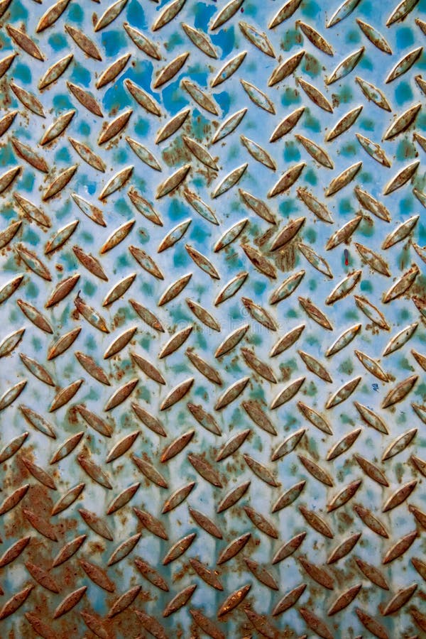 Rusty Blue Steel Wall Texture Background Stock Image - Image of ...