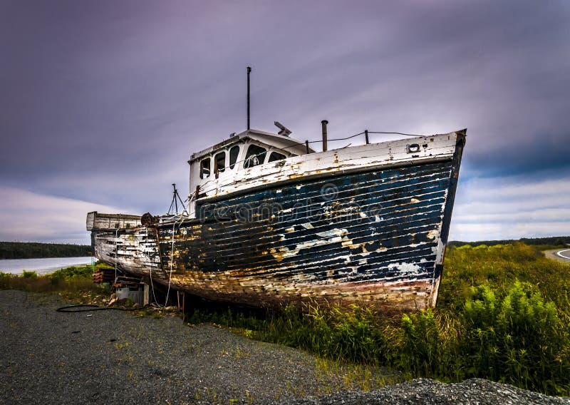 Big Rusty Boat stock photo. Image of ship, coast, crash - 30749664