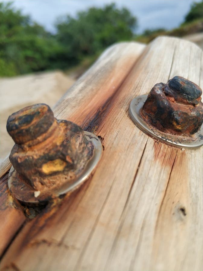 Rusty boat bolts stock image. Image of boat, bolts, ocean - 318952229