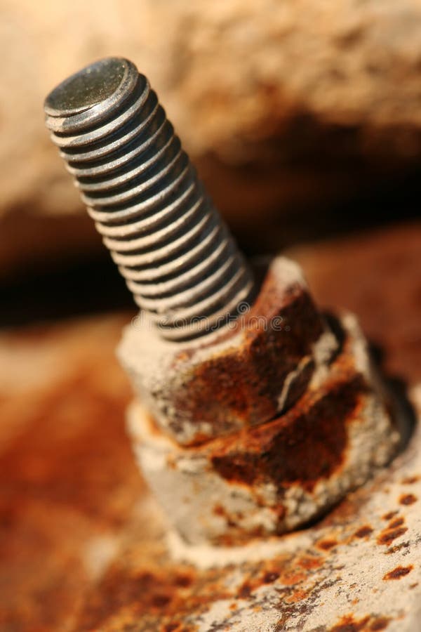 Rusty Bolt Of Old Construction Picture. Image: 3321674