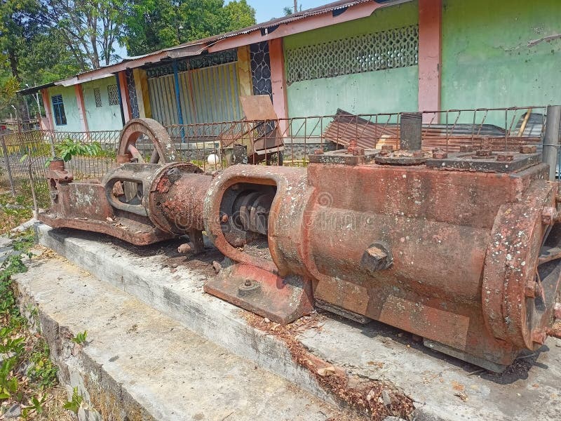 Rusty Engine, Part of an Abandoned Train Wreck Editorial Stock Photo ...