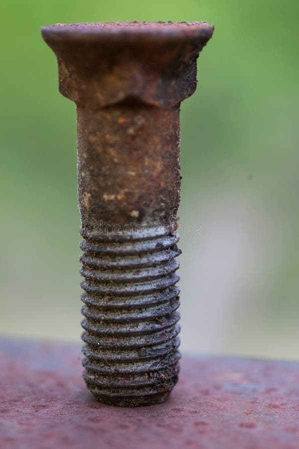 Rusty bolt stock image. Image of rusty, close, steel - 91972615