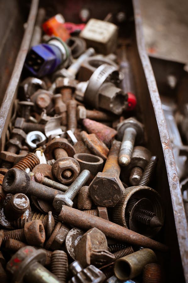 Rusty bolts stock image. Image of nuts, grunge, home - 26423699
