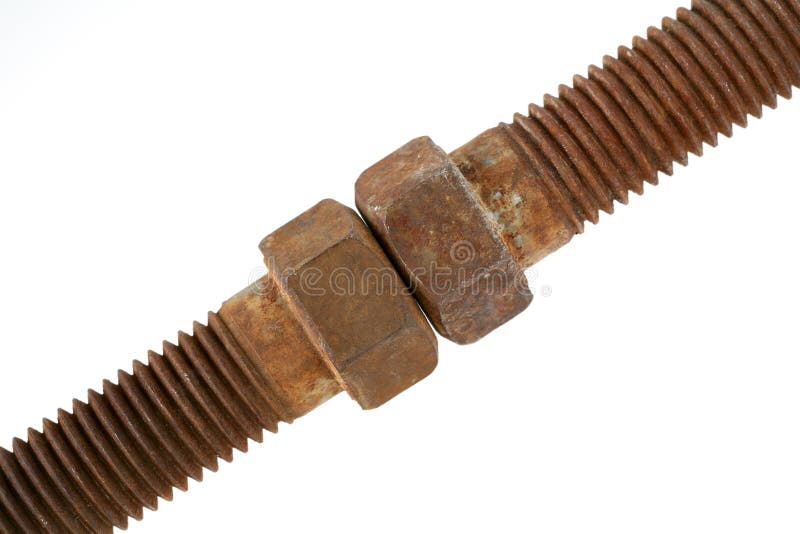 Rusty bolts stock image. Image of corrosion, aged, closeup - 833909