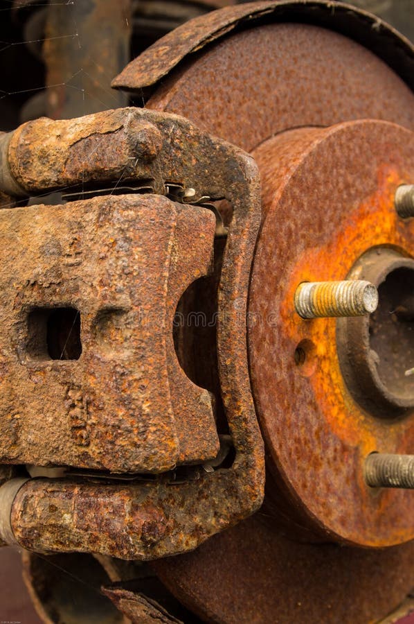 Rusty brakes stock image. Image of scrap, rusty, auto - 42591561